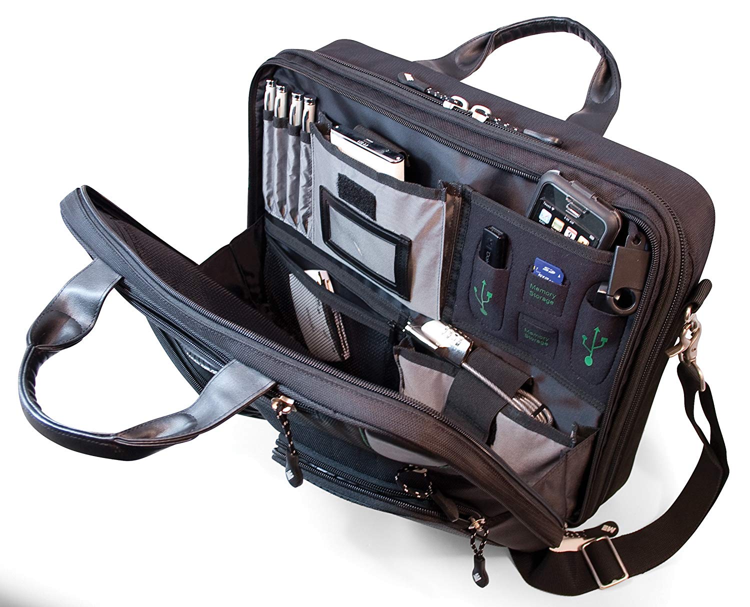 MobileEdge ScanFast Checkpoint Friendly Briefcase 2.0